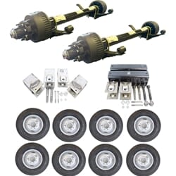 12,000 lbs. Dual Wheel Dexter® Trailer Axles (Trailer Axles ...